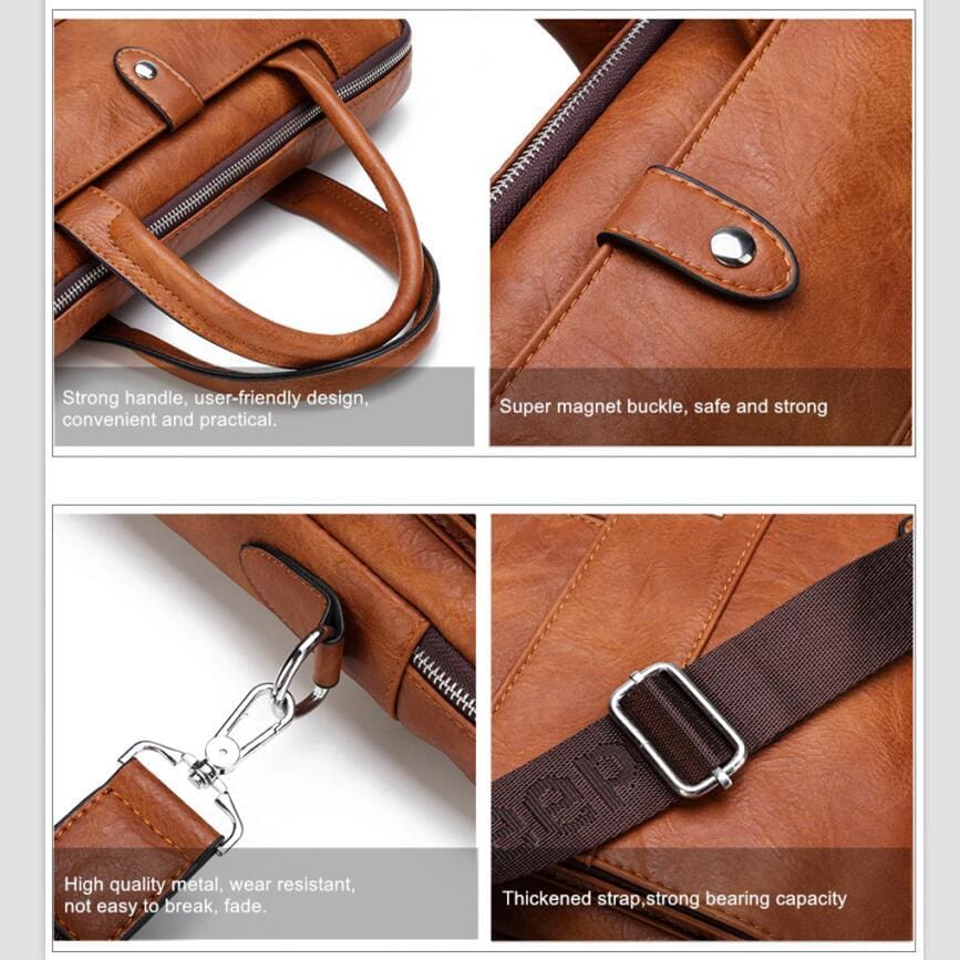 bellabydesignllc - Man briefcase big size 15 inches laptop bags