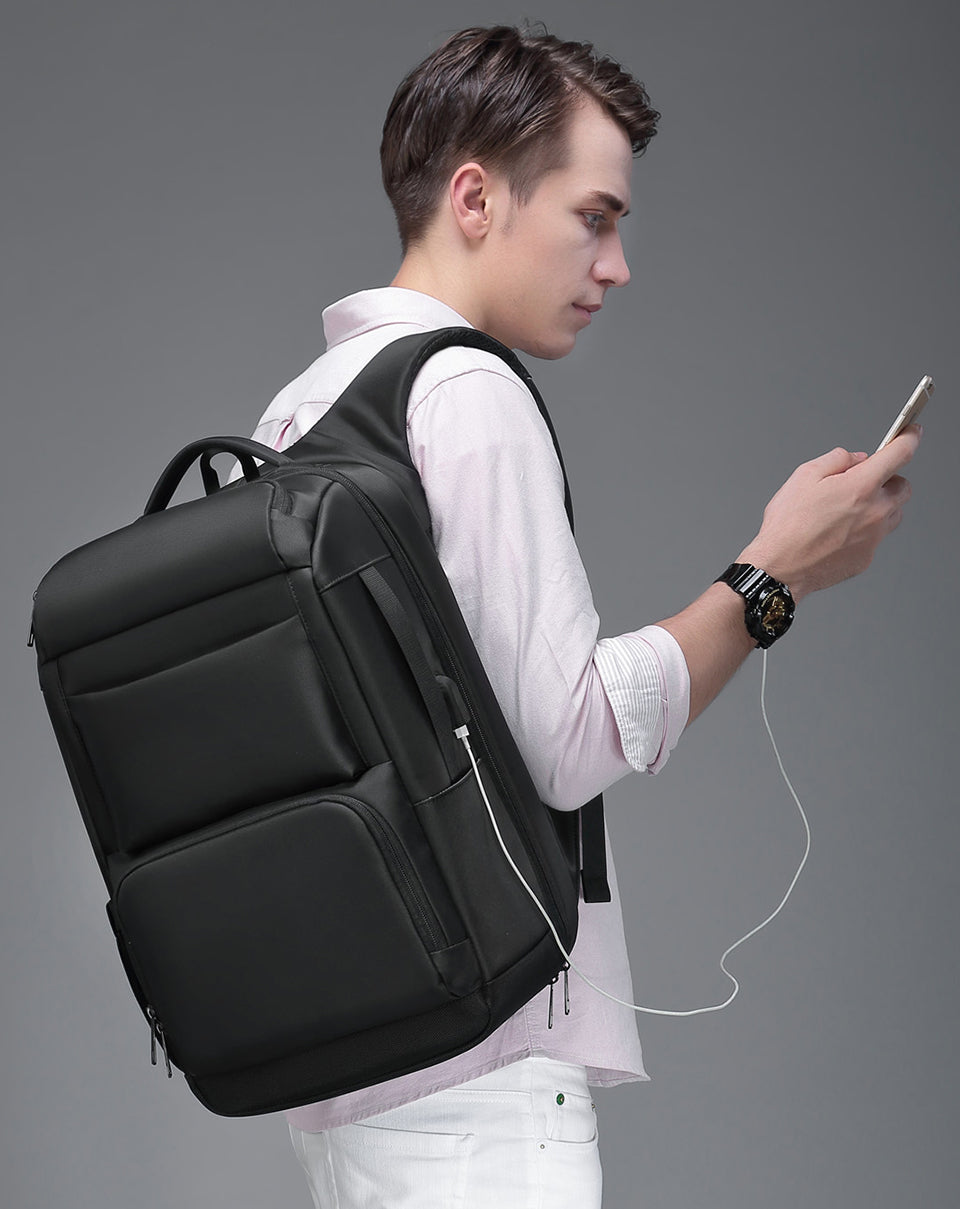 Backpack Large Capacity USB Charging Backpacks Anti Theft ...